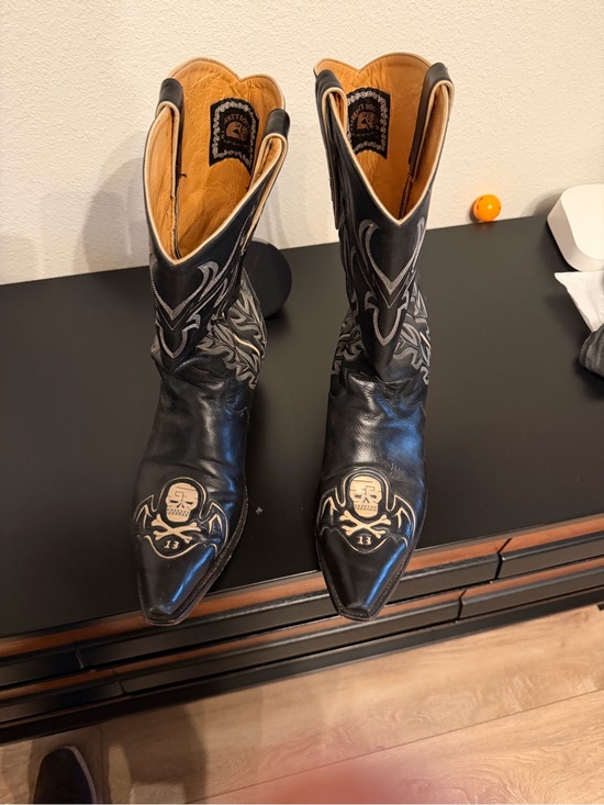 Liberty Boot Co. | Shoes | Liberty Boot Co Black Western Boots With ...